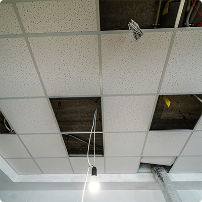 Gypsum Products & Acoustical Suspended Ceiling Systems