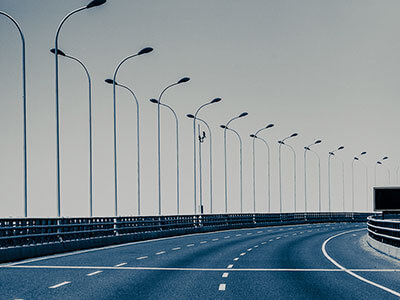Guardrail & Lamp Post